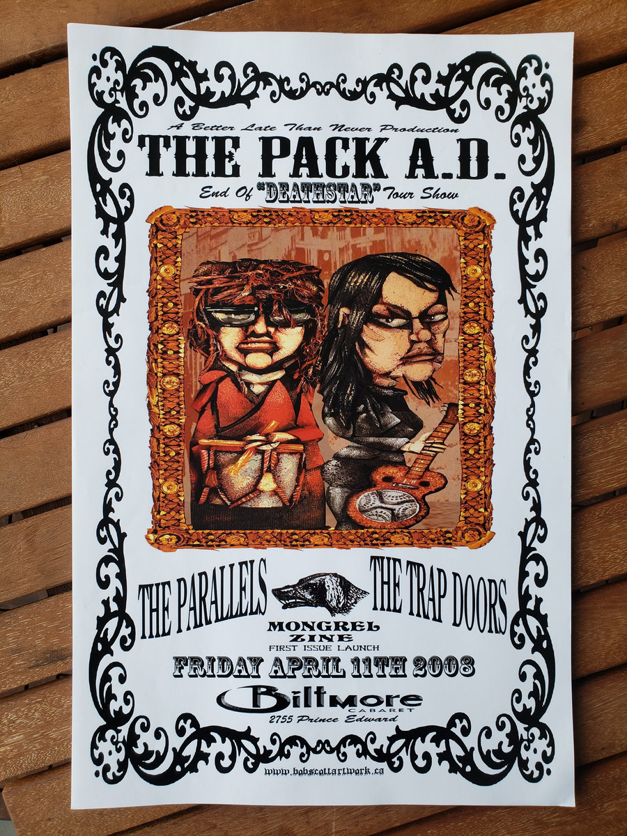 2008 Pack at the Biltmore Cabaret in Vancouver show poster! | The Pack a.d.