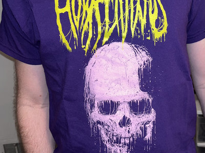 Logo/skull on PURPLE tee | Horrendous