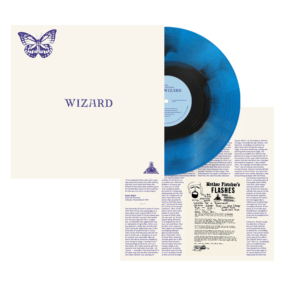 WIZARD - "The Original Wizard" (Color LP) | Guerssen Records