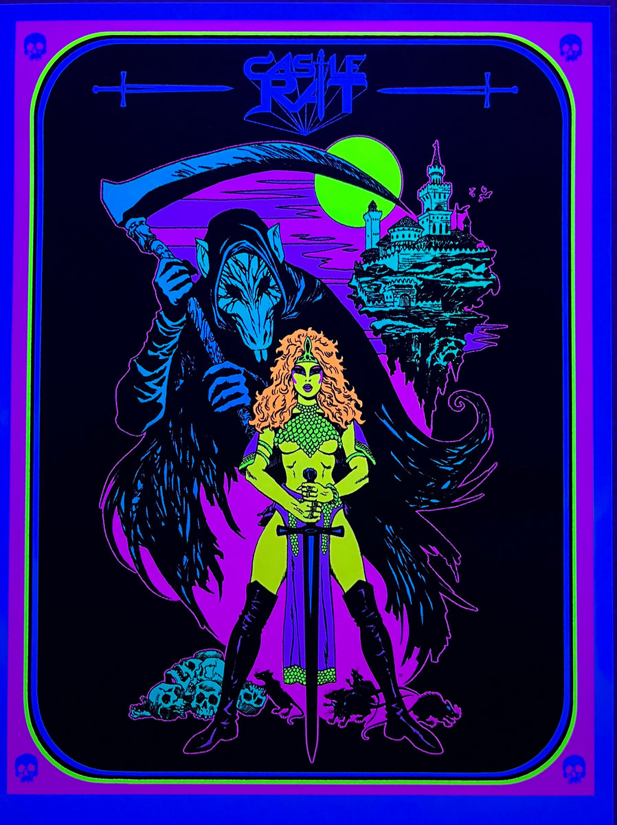 Castle Rat "Now Is Forever" Blacklight Poster | Castle Rat