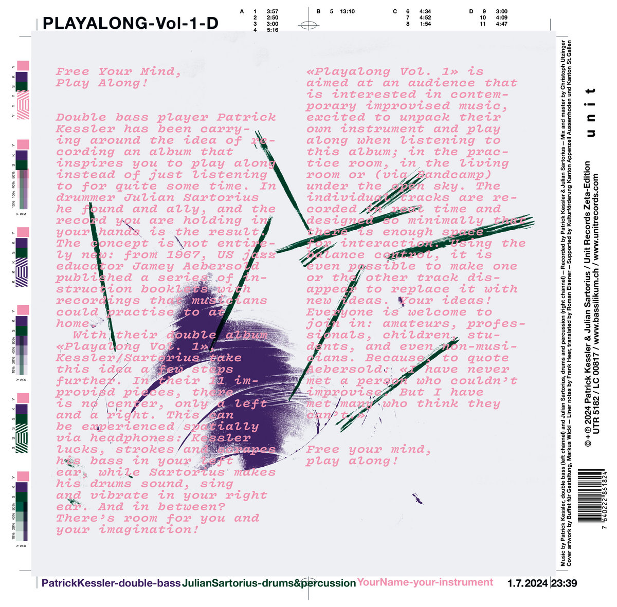 PLAYALONG-VOL.1 | Patrick Kessler & Julian Sartorius | Patrick Kessler