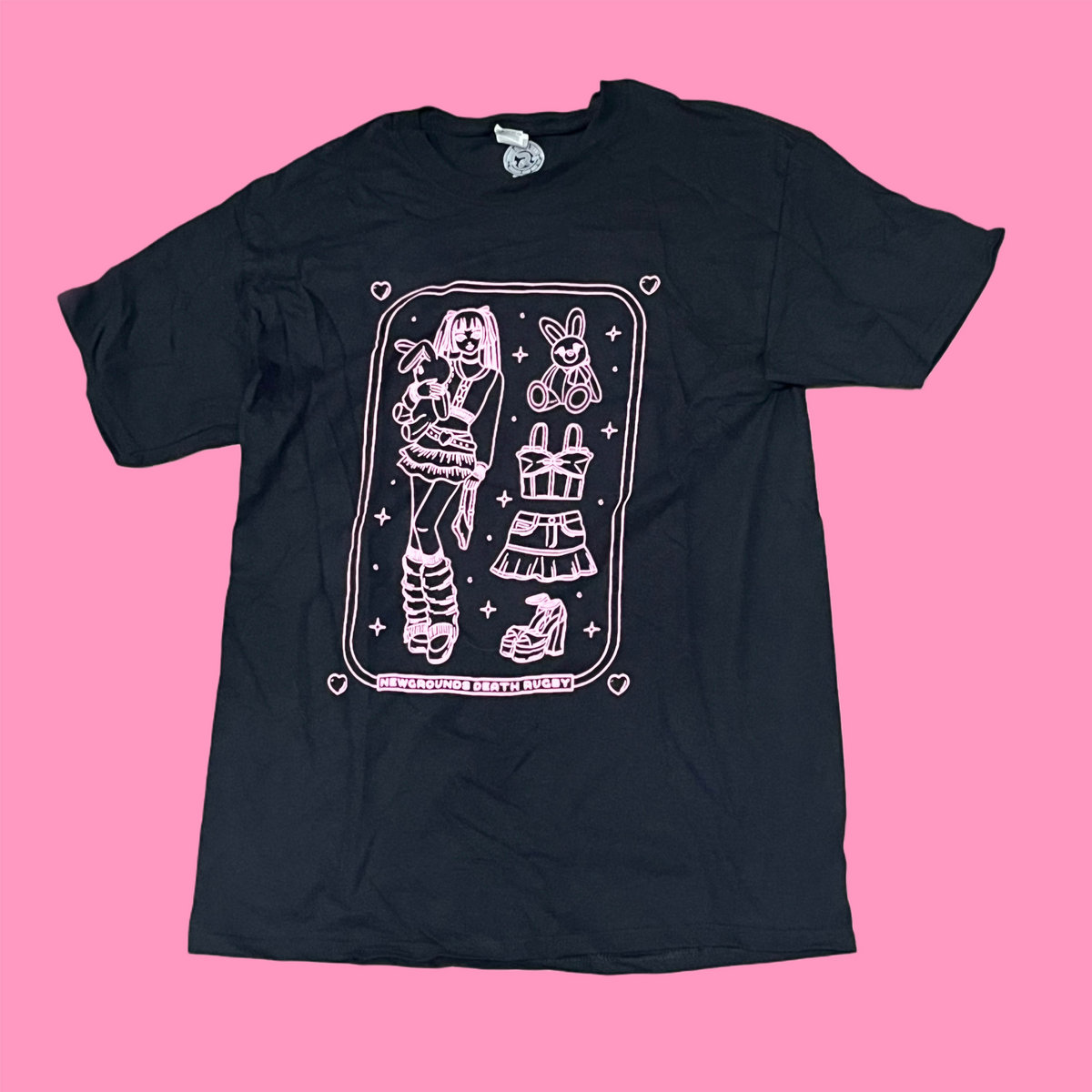 Girl T-Shirt | Newgrounds Death Rugby