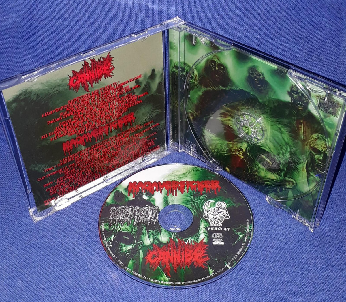 CANNIBE / KADAVERFICKER - Split CD | Rotten Foetus Records