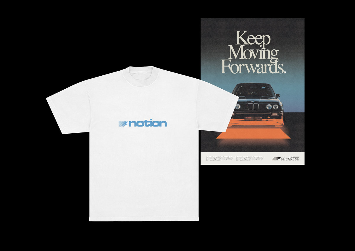 Forwards - Running T-Shirt & A2 Poster Bundle | NOTION
