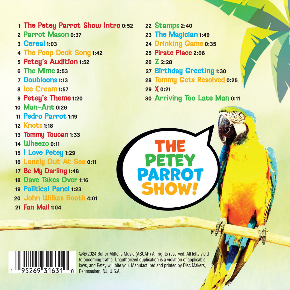 The Petey Parrot Show | Dave Guhlow