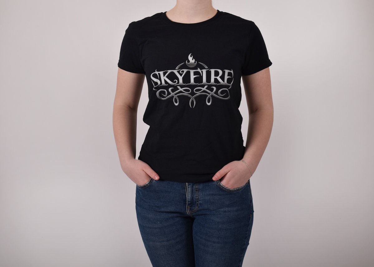 SKYFIRE Logo black T-shirt | Skyfire