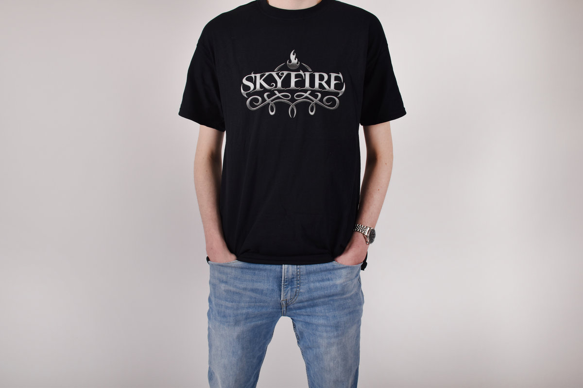 SKYFIRE Logo black T-shirt | Skyfire