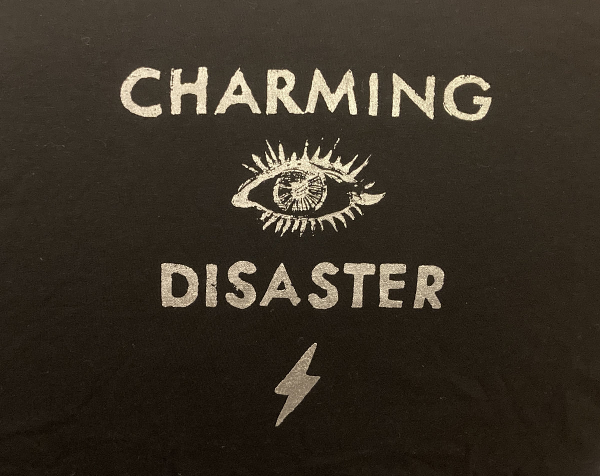 *Silver* Evil Eye / Lightning Bolt T-shirt | Charming Disaster