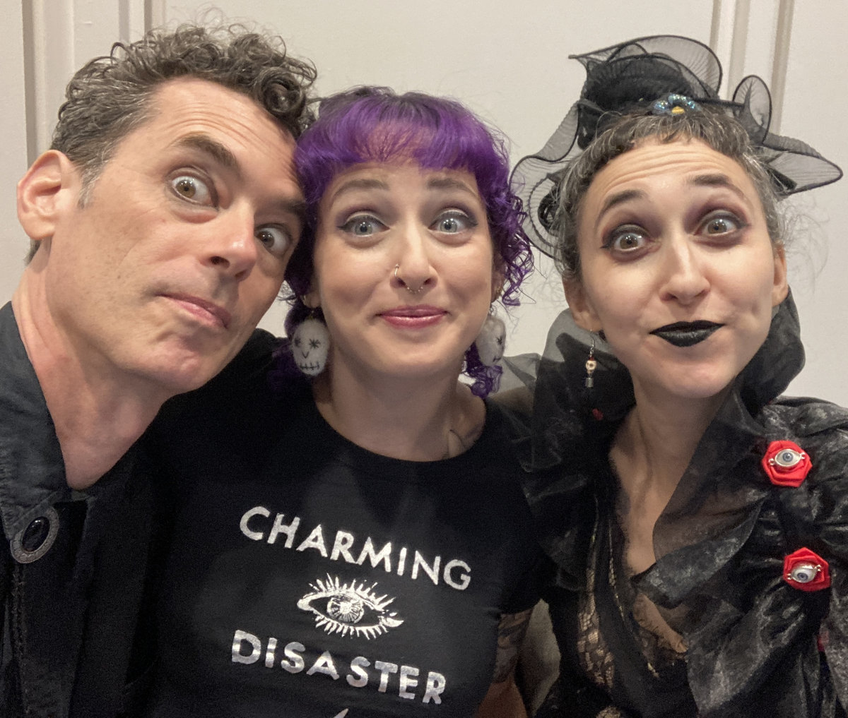 *Silver* Evil Eye / Lightning Bolt T-shirt | Charming Disaster