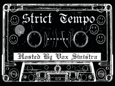 Strict Tempo cassette sticker - 10-pack | Strict Tempo