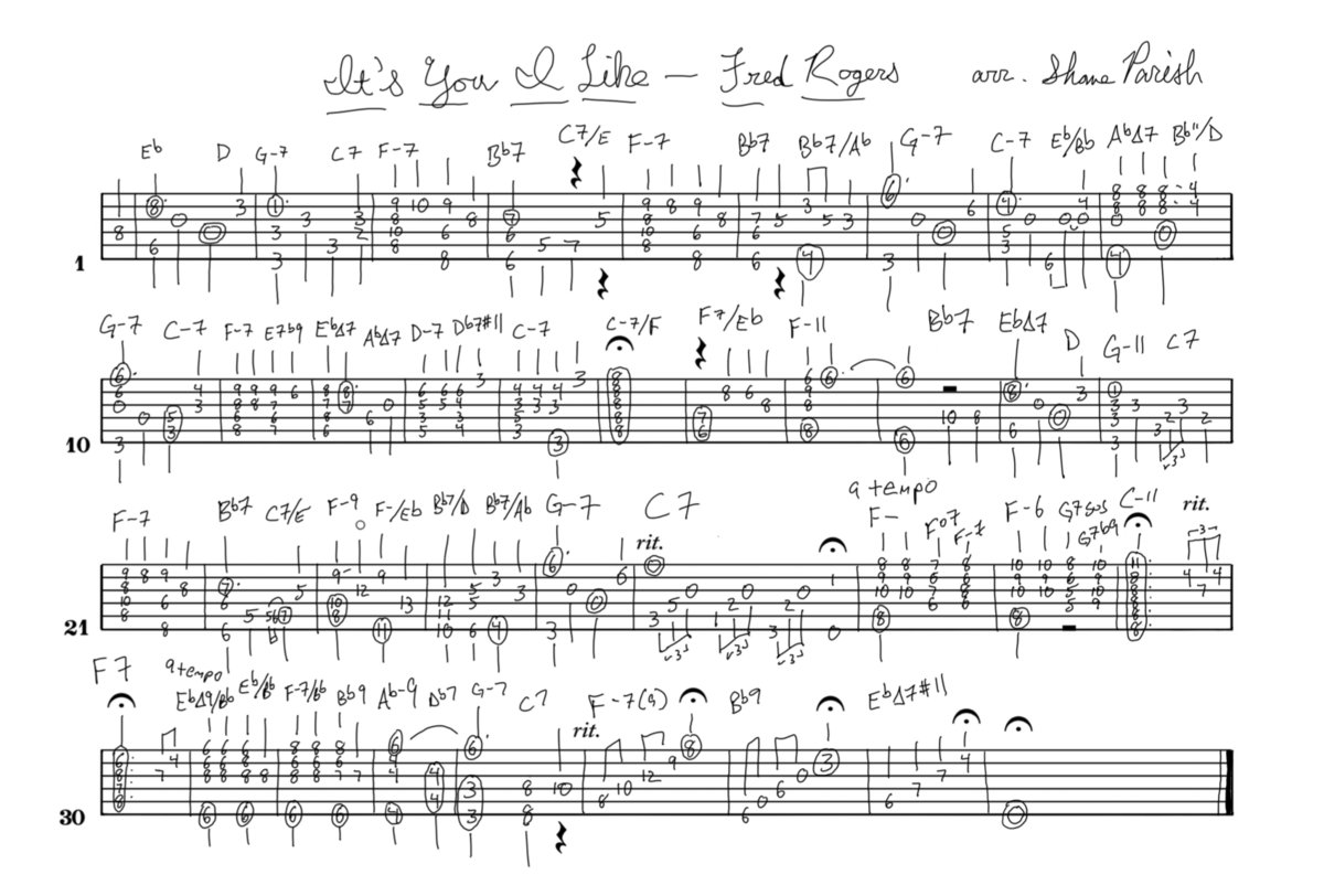 Repertoire | Shane Parish