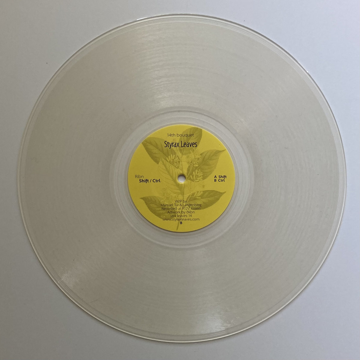 Ribn – Shift / Ctrl (12inch clear vinyl only, no digital) | Rising Sun