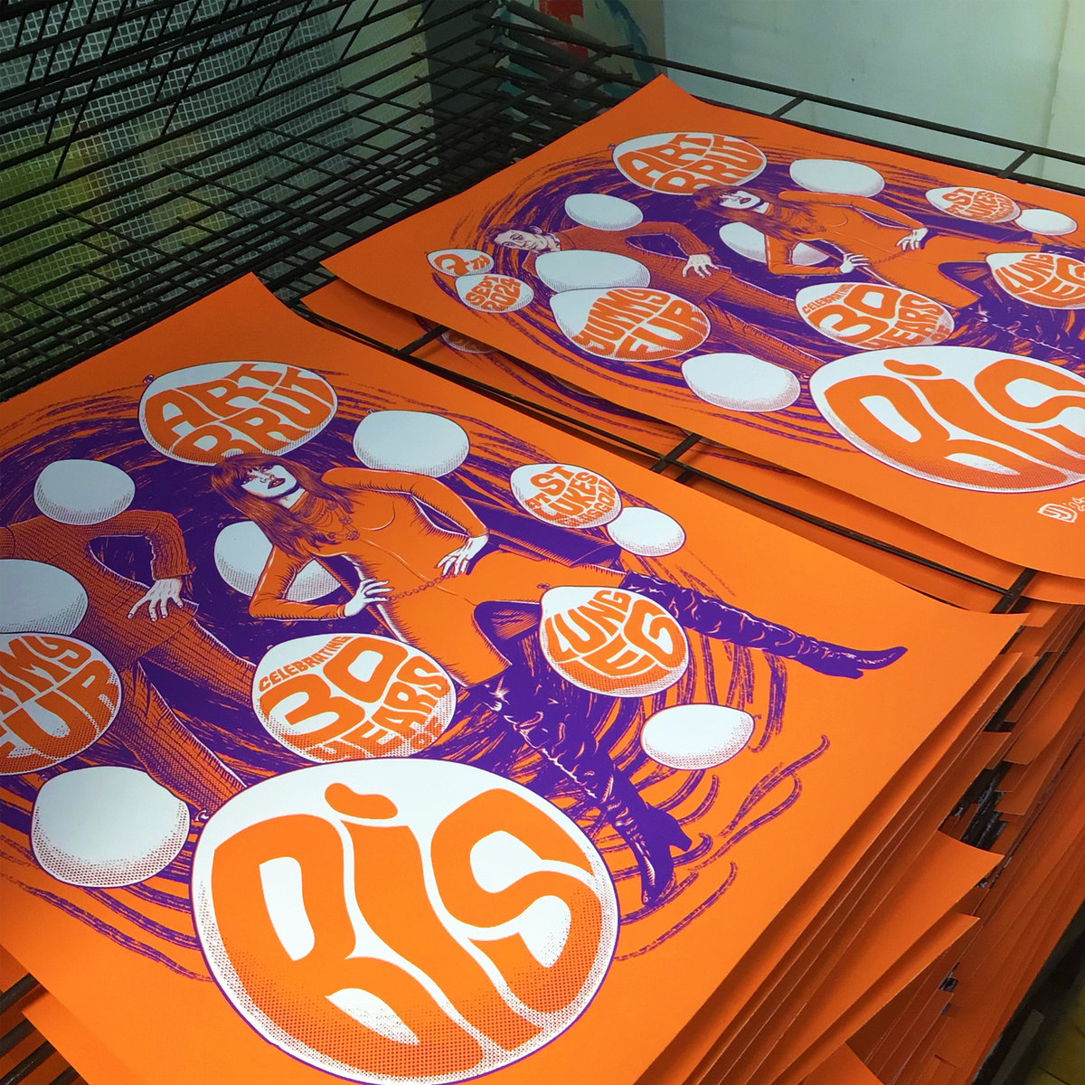 Bis 30th Anniversary w/ Art Brut, Yummy Fur, Lung Leg - Concert Poster ...