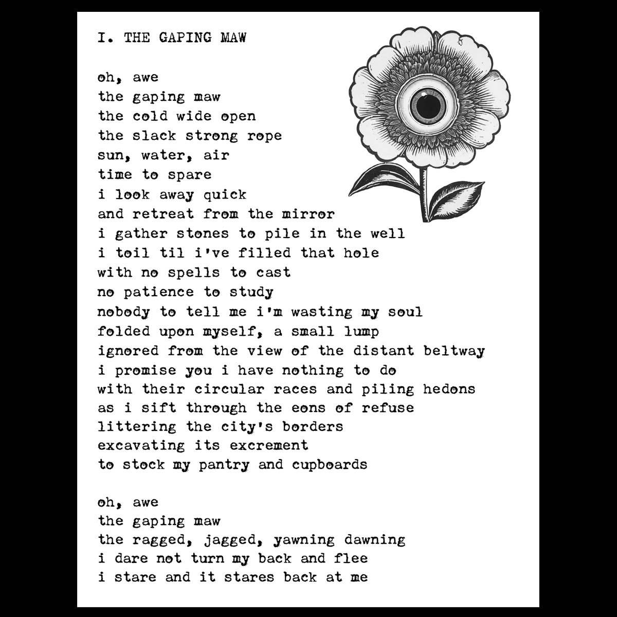 Illustrated Lyrics Booklet (Chip The Black Boy: upper plane garDeener's ...