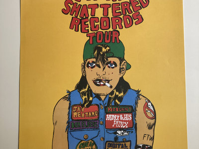 Jay Reatard's Shattered Records Tour Poster (2009) | Jeffrey Novak