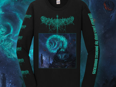 "Emerald Fires Atop The Farewell Mountains" artwork Long-sleeve (EU ...