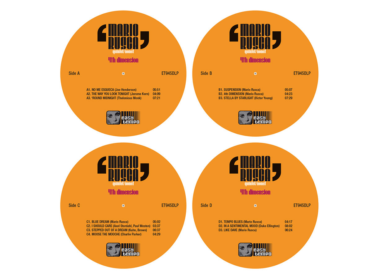 4th Dimension | Mario Rusca (quintet, nonet) | Right Tempo / Mono Jazz ...