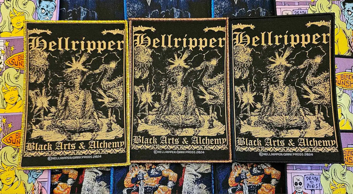 'Black Arts & Alchemy' Woven Patch | Hellripper