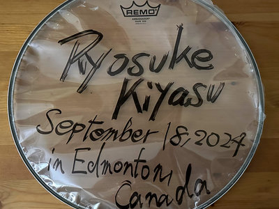 Signed REMO Clear Ambassador 14" - snare side (used on Canada tour 2024 ...