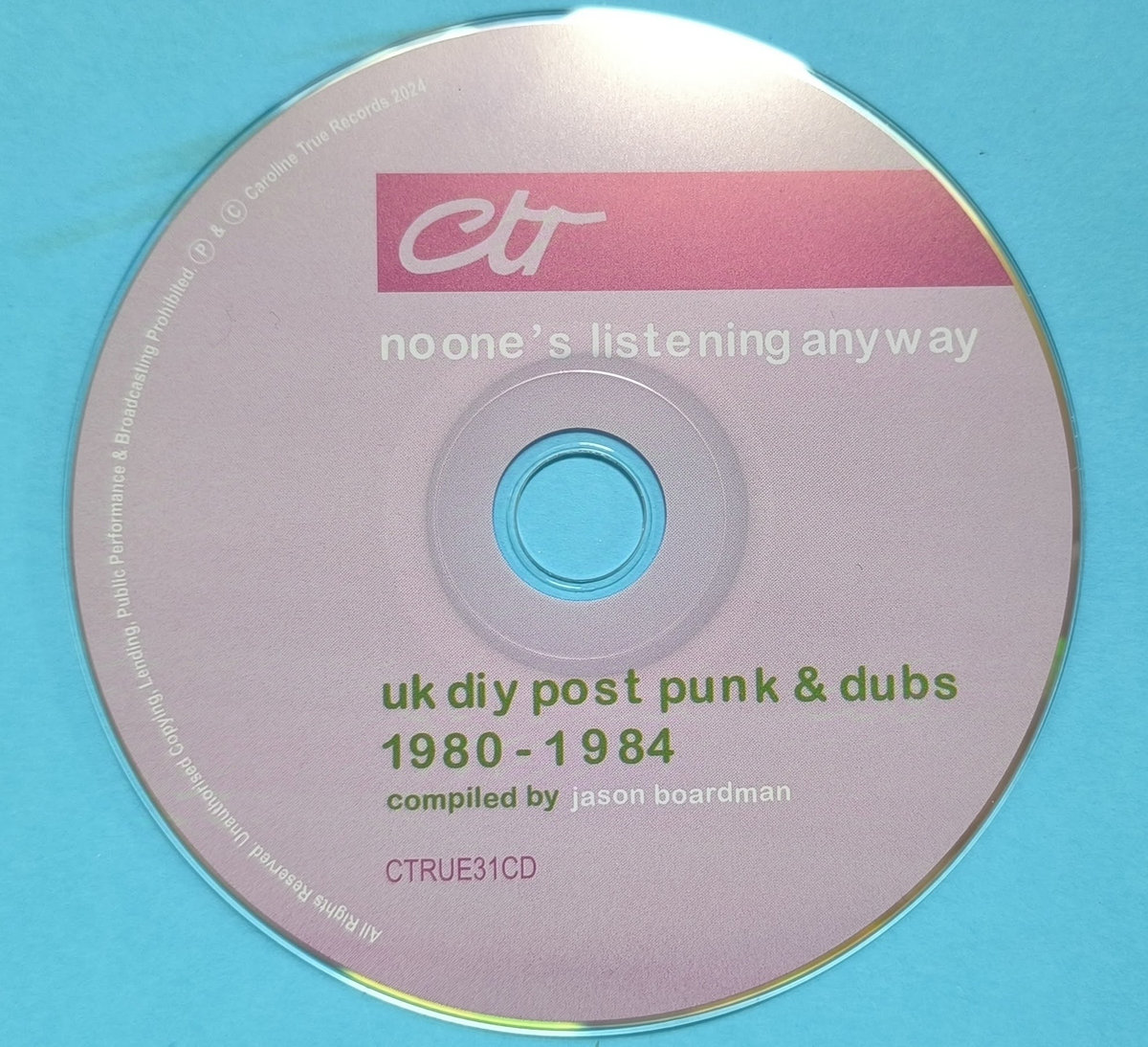 No-Ones Listening Anyway - UK DIY Post Punk & Dubs 1980-1984 (Volume 1 ...