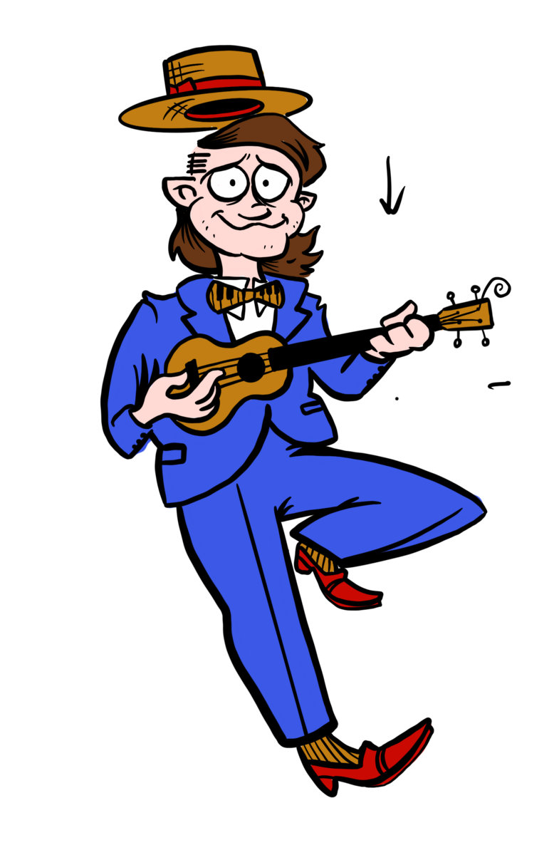 Cartoon Physics Sticker | Marc Gallagher