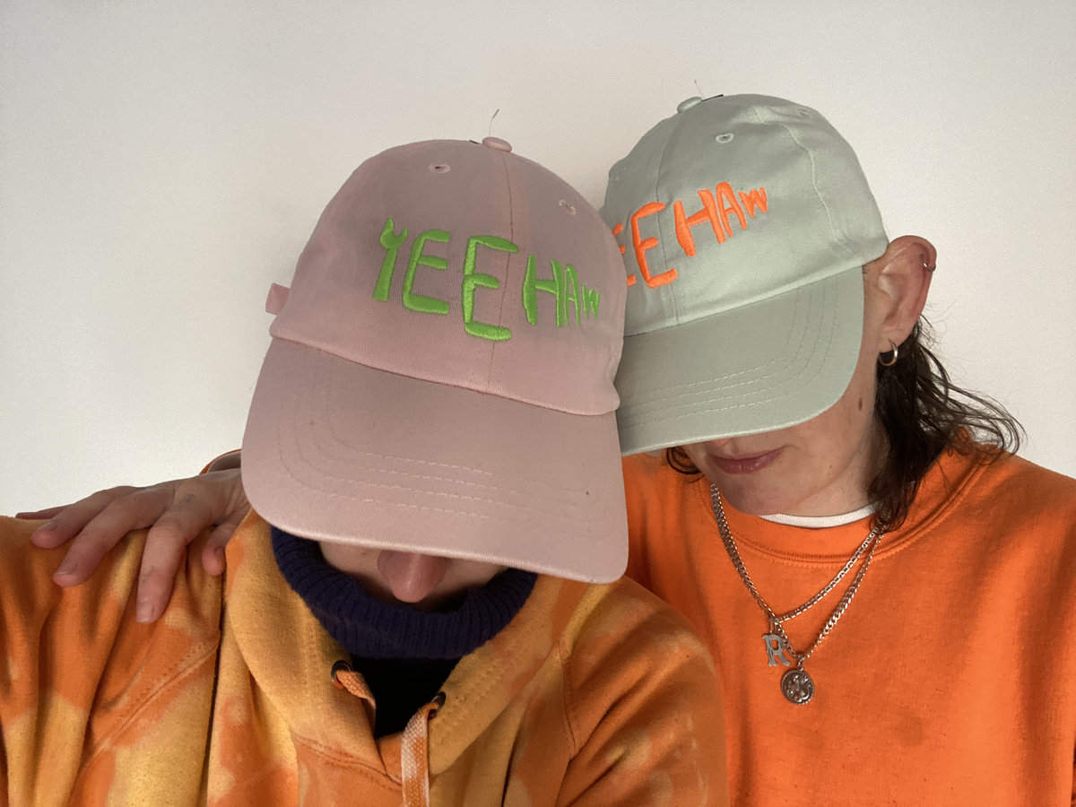 Pastel Pink/Blue and Neon Embroidered "Yeehaw" Caps | Dean Rodney Jr ...