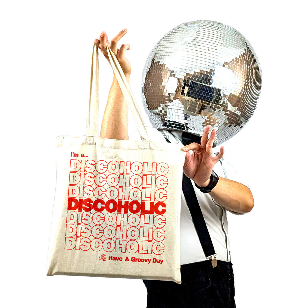 TNT (Tee 'N' Tote) Bundle - Discoholic Logo Black Tee | Discoholic