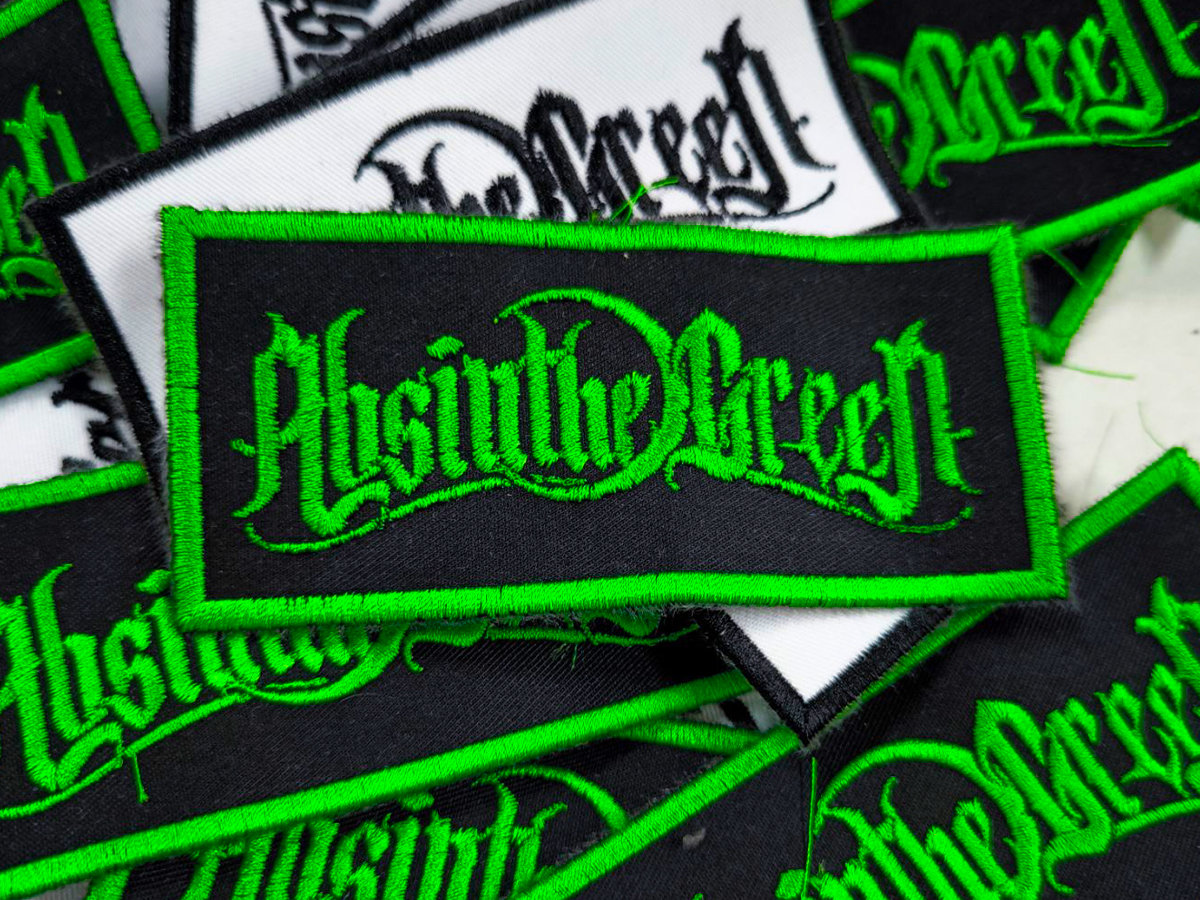 Absinthe Green logo embroidered patch | Absinthe Green