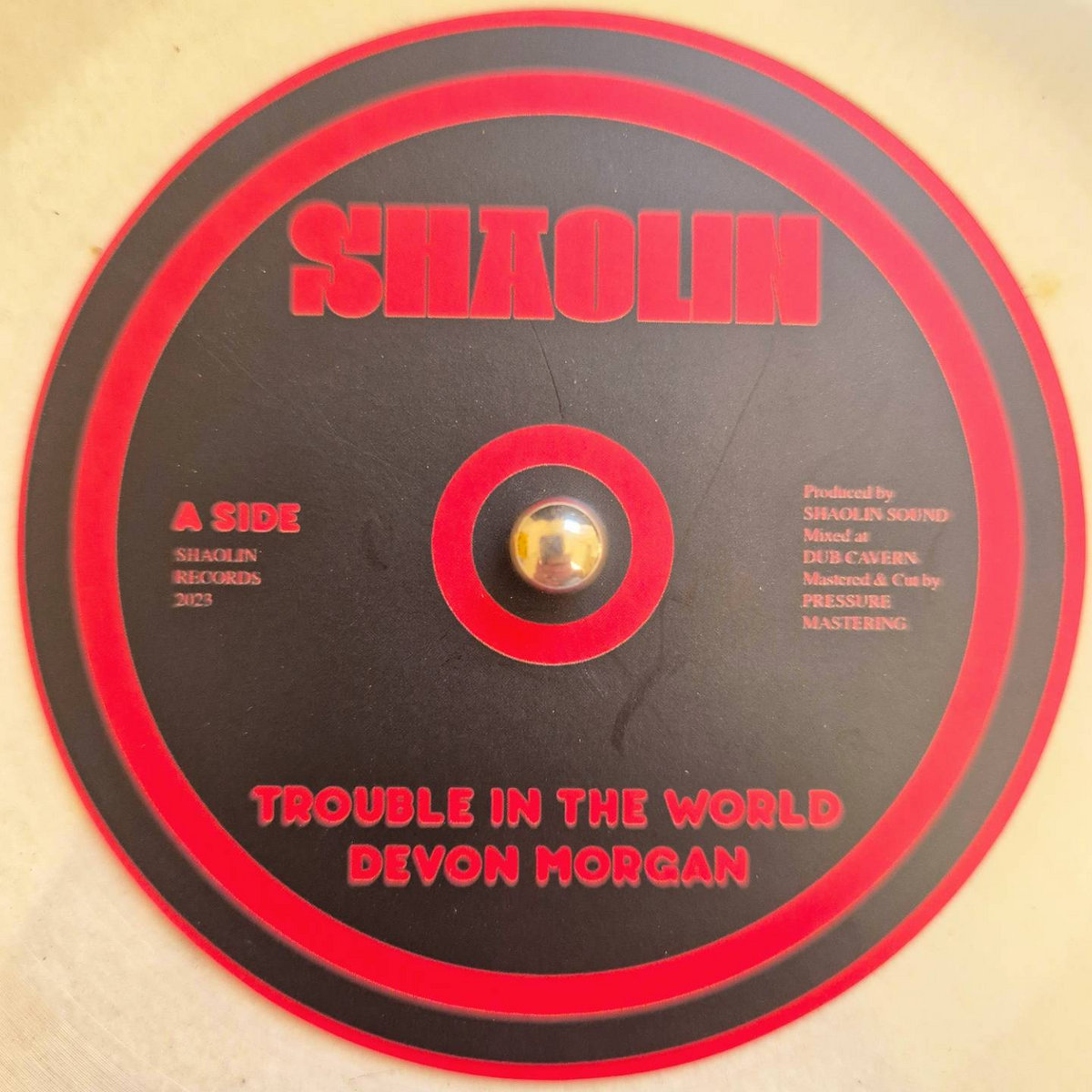 Devon Morgan - Trouble In The World (Shaolin Cut) Limited 7" Polyvinyl) (Shaolin Records ...