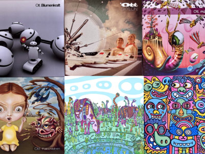 4 Double albums of your choice and 12" Baby Robot | Ott