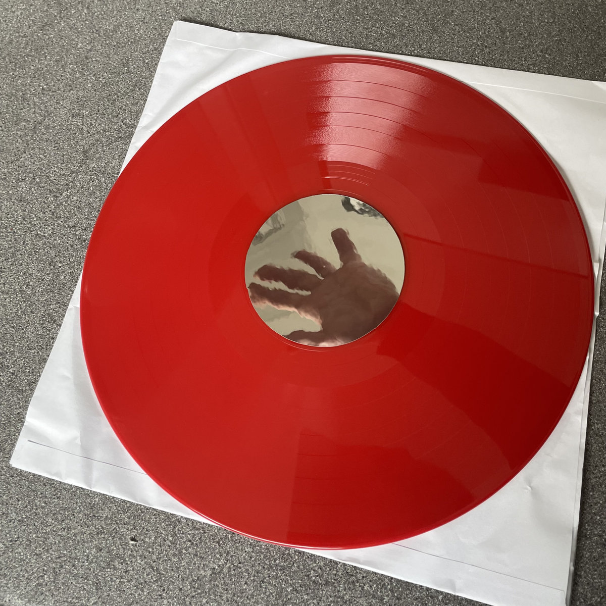 12” Lathe cut vinyl (red) - double sided, 180g | Callum Easter