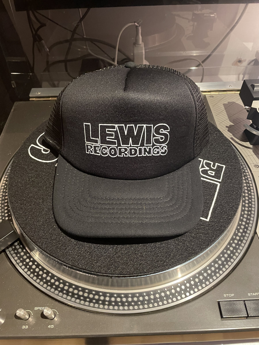 NEW Lewis Recordings Truckers Hat, Black | Lewis Recordings Merchandise