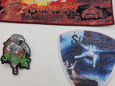 Slugdge - Gastronomicon Woven Patch + Born of Slime STRIP Patch + The ...