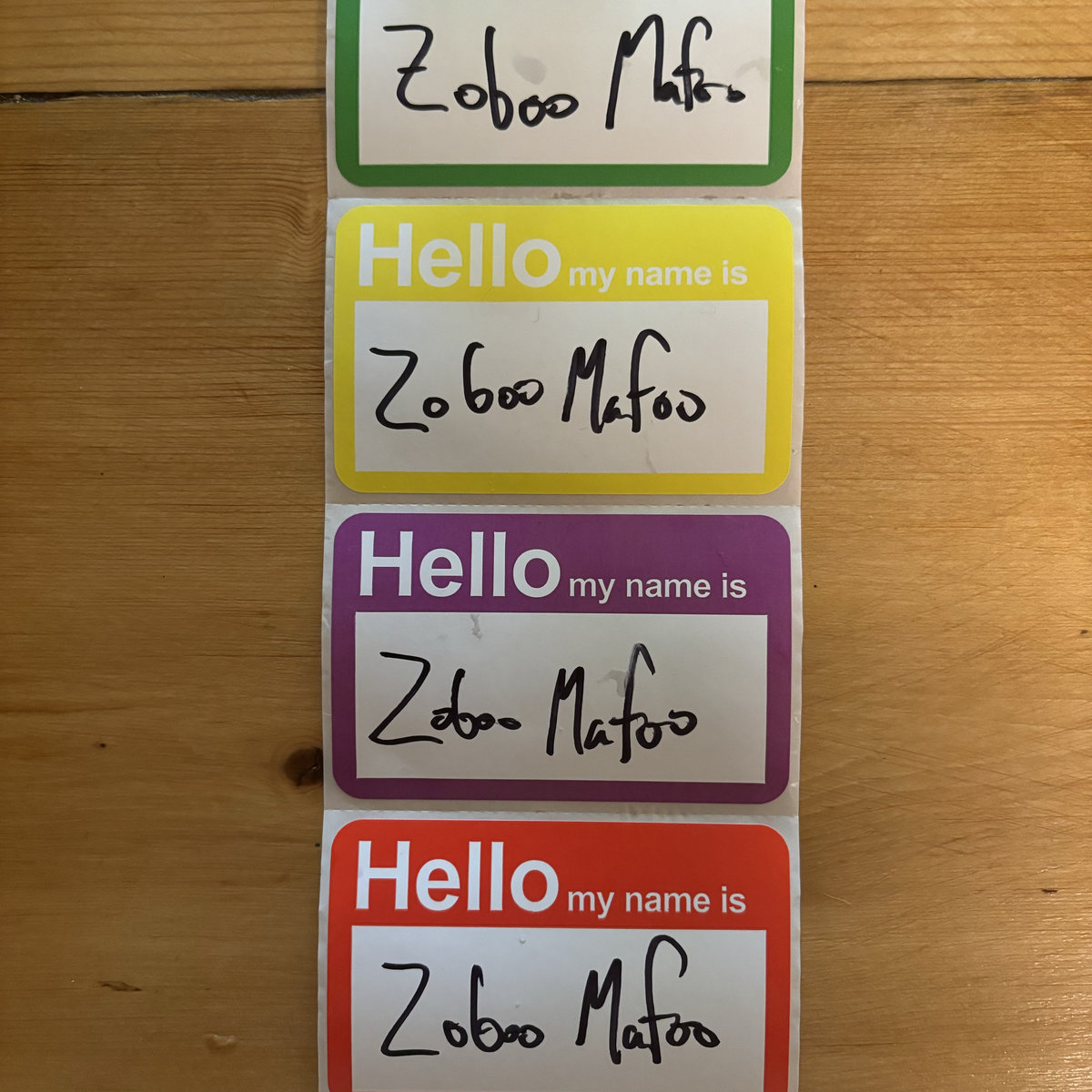 Hello My Name is Zoboo Mafoo | Zoboo Mafoo