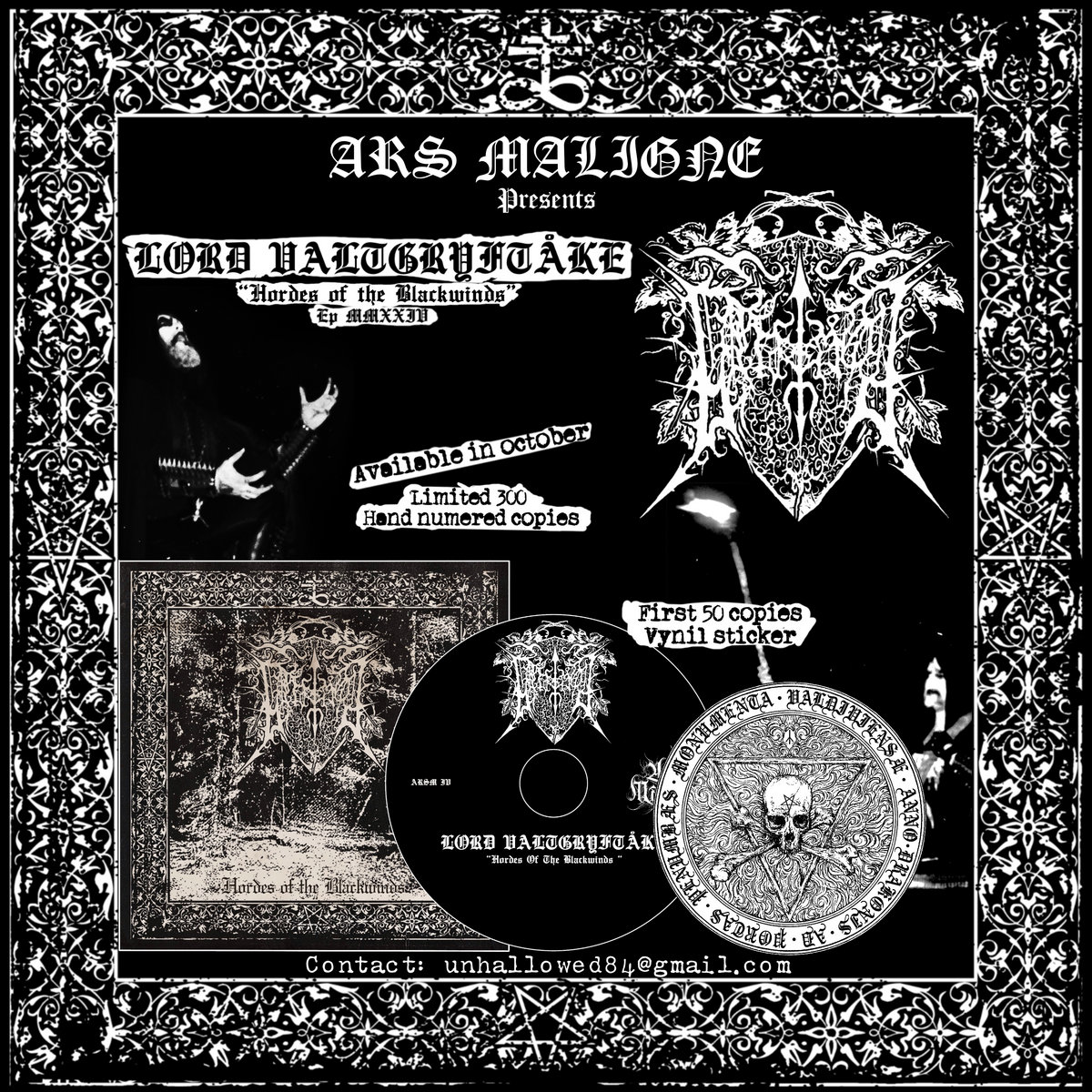 Sabbatic Cauldron Of Hate | Lord Valtgryftåke | Ars Maligne