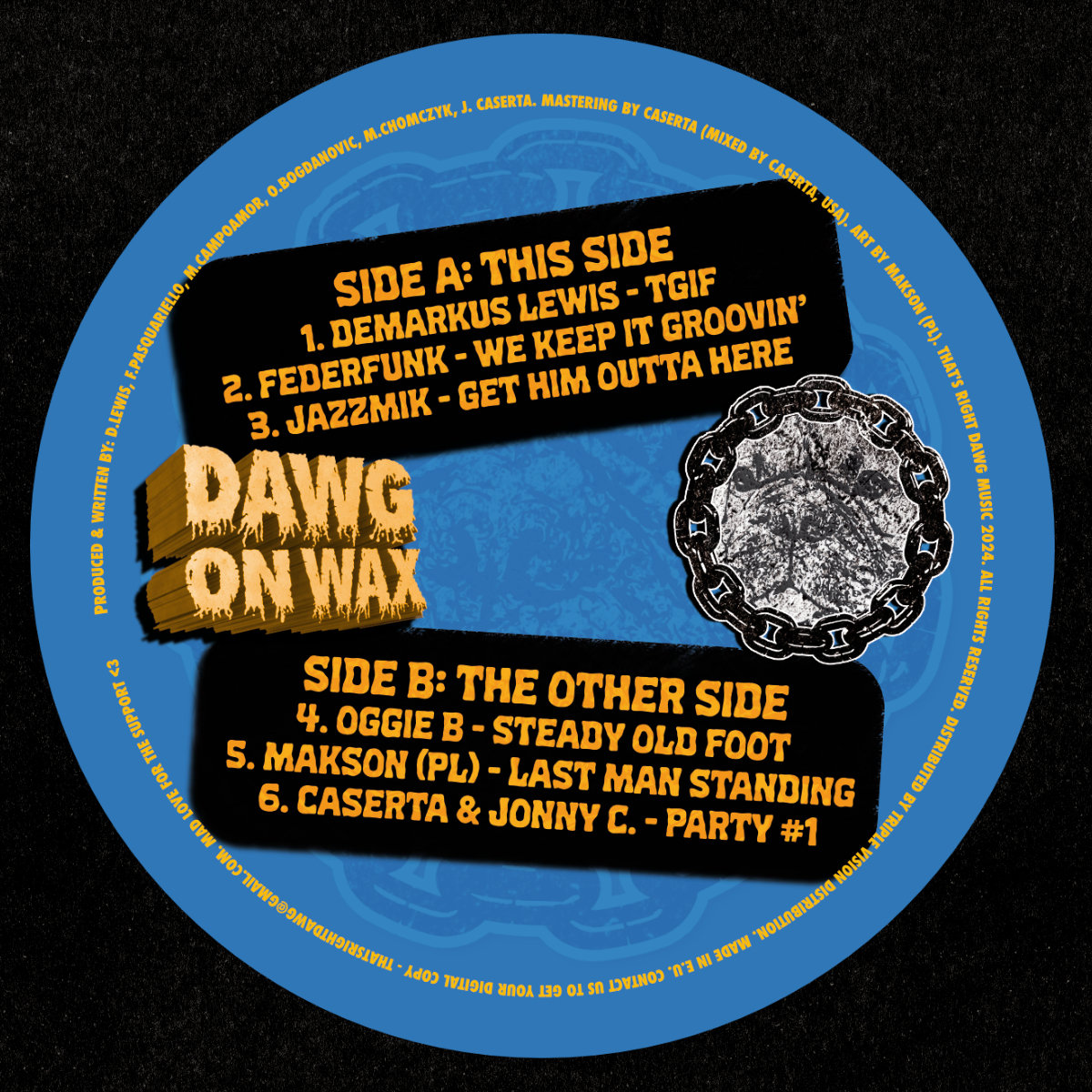 Dawg On Wax LP (TRD080) | Various Artists | That's Right Dawg Music