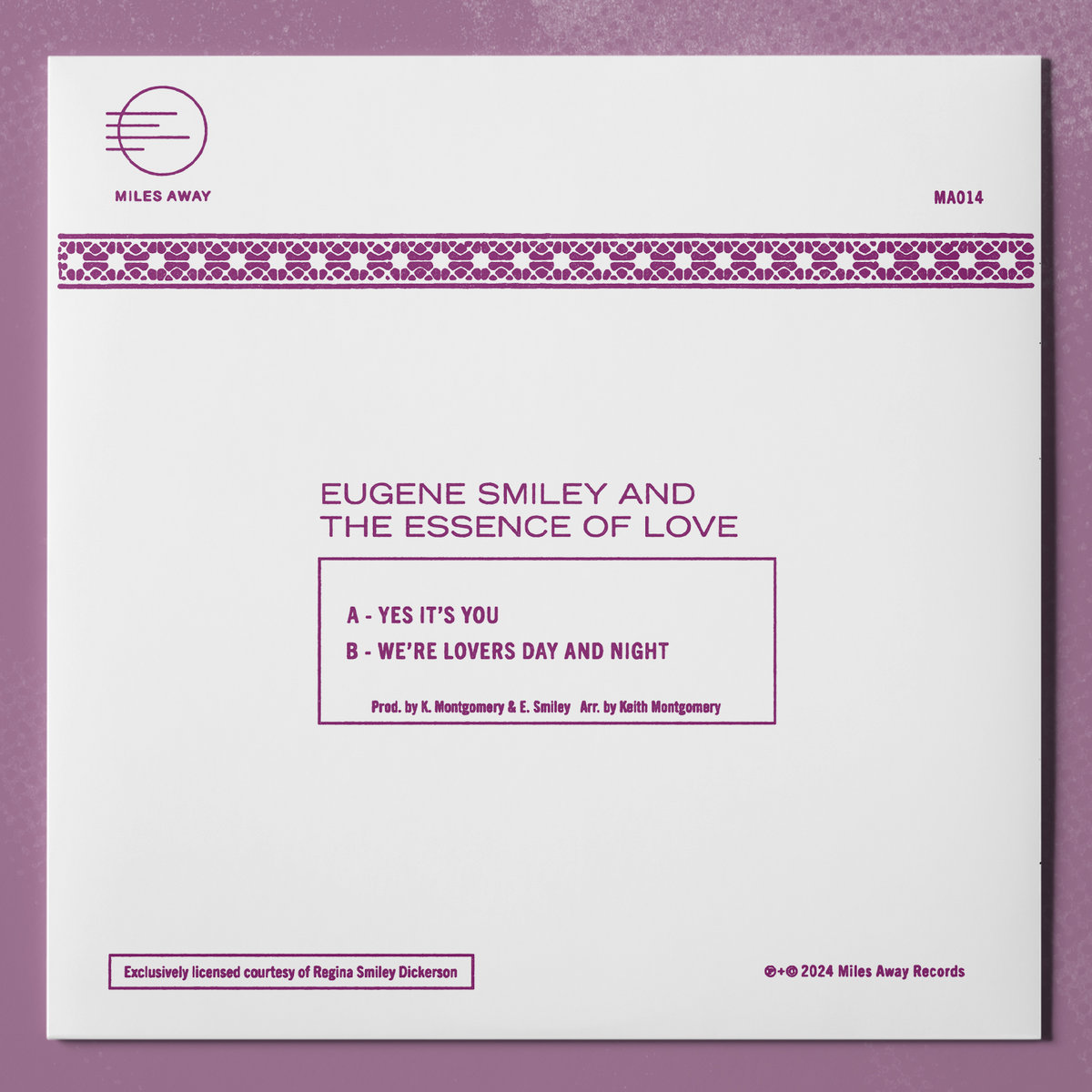 Yes Its You / We're Lovers Day & Night | Eugene Smiley & The Essence Of ...