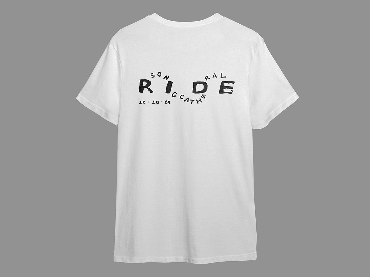 RIDE Reading ’92 replica T-shirt | Sonic Cathedral