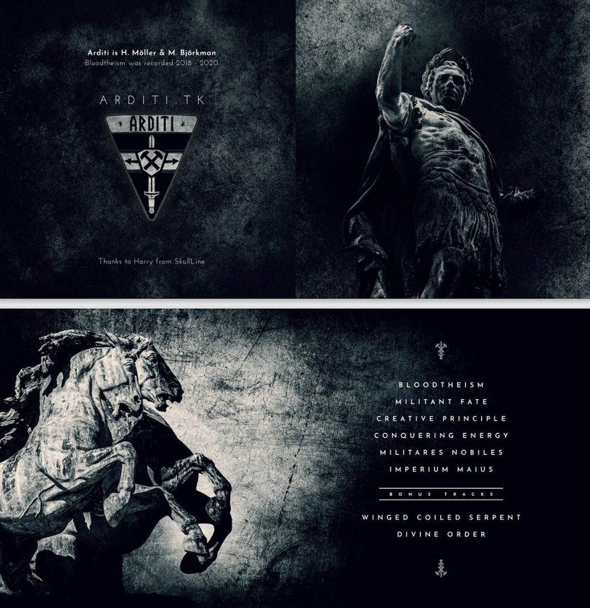 Bloodtheism | Arditi | Skull_Line