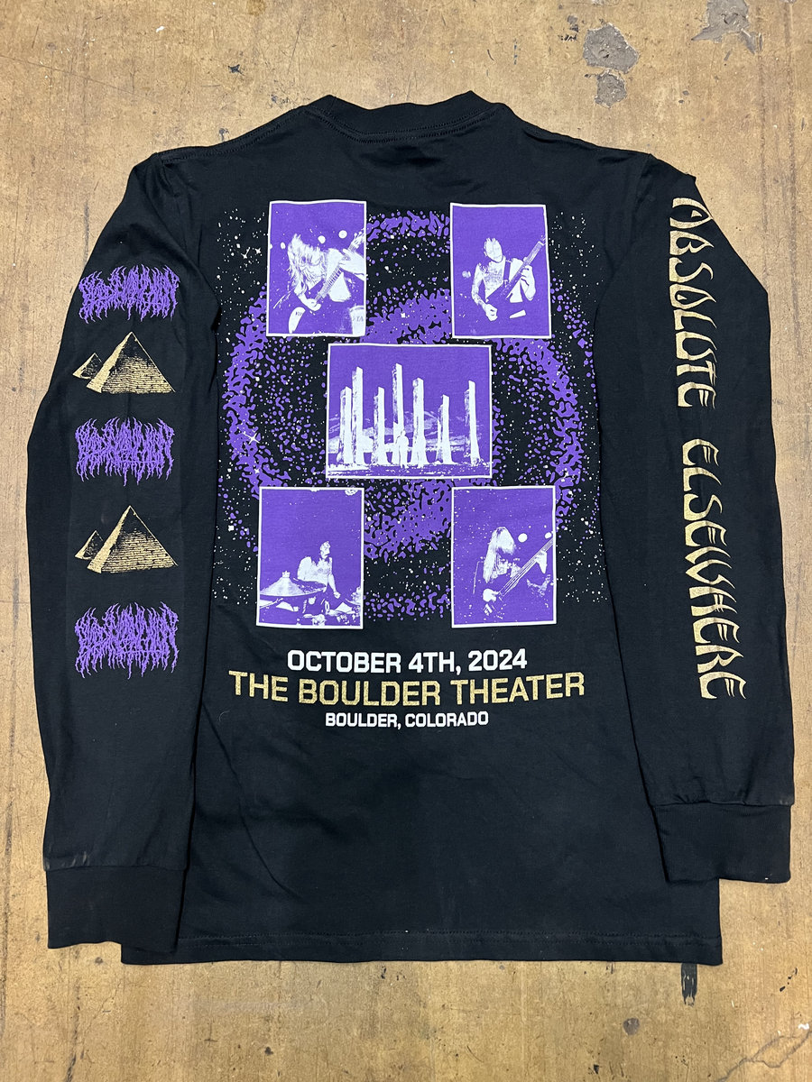 Absolute Elsewhere Boulder Theater Release Show Longsleeve | Blood ...