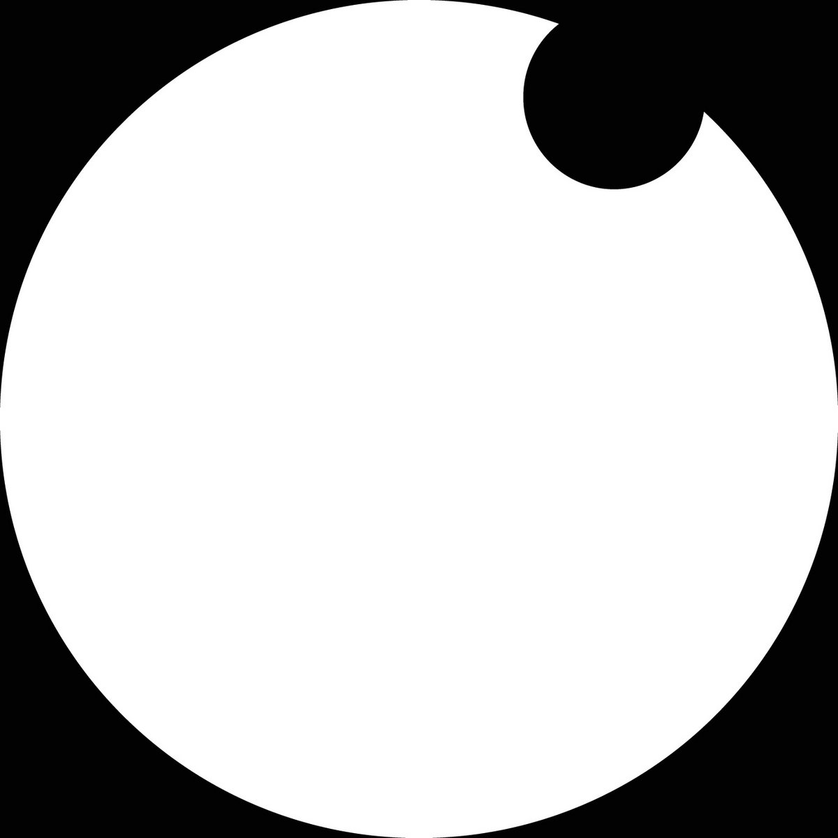 Perc Trax T-shirt (black shirt / white logo) | Perc Trax