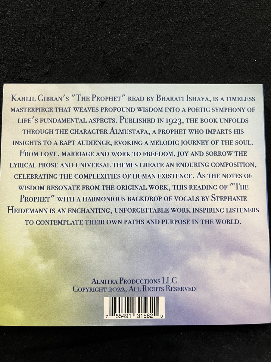 The Prophet by Kahlil Gibran | Bharati Ishaya & Stephanie Heidemann ...
