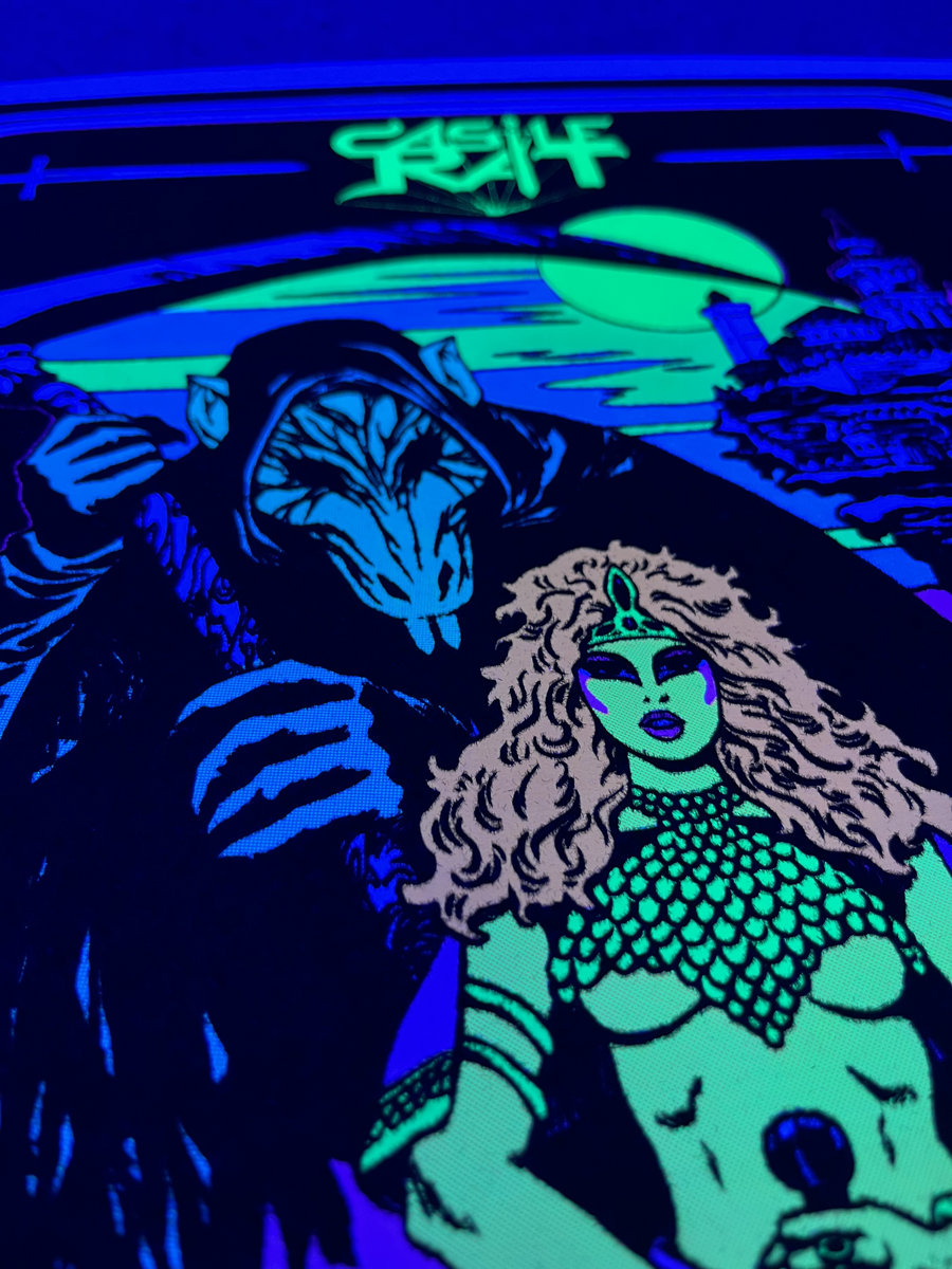 Castle Rat "Now Is Forever" Blacklight poster 2nd edition | Castle Rat