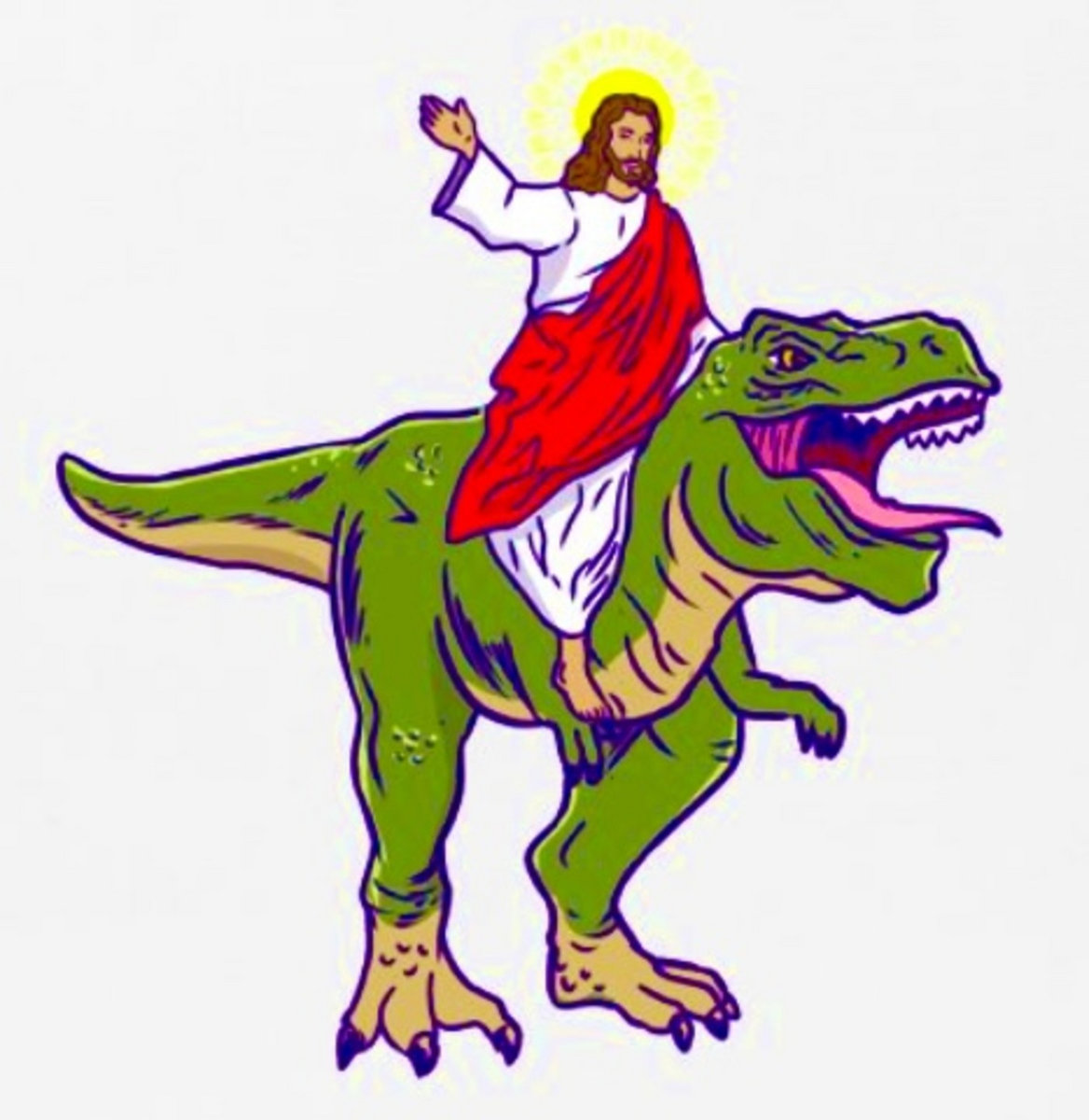 JESUSAURUS works in progress | babybird | stephen jones