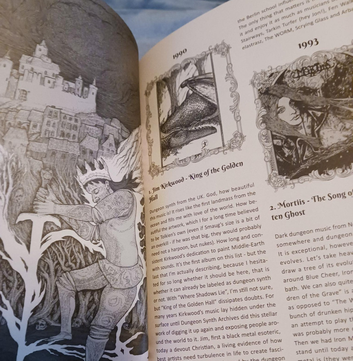 Soft cover "dungeoneer's guide" to one man's top 101 Dungeon Synth ...