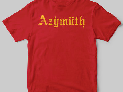 Azymuth Vintage Logo Red T-Shirt | Azymuth