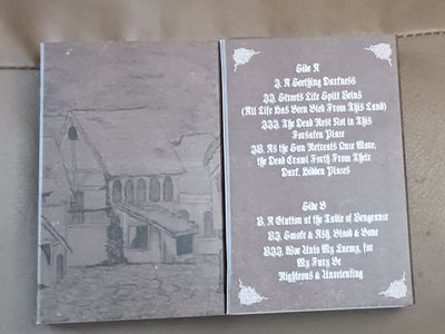 Cursed Axe - Lamentations and Wrath cassette | Dungeon Squid Productions