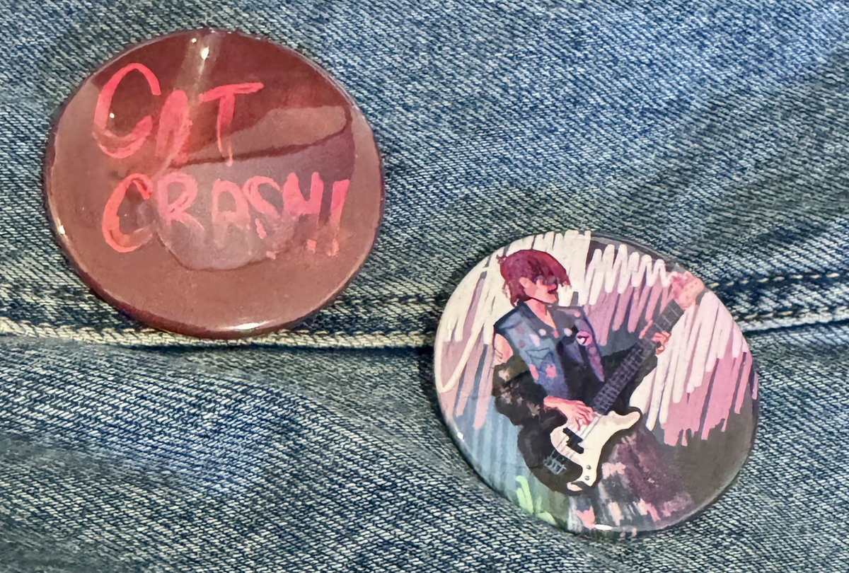 Cat Crash 2.25" Pins | Cat Crash