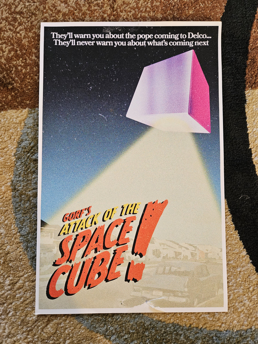 Attack of the Space Cube Poster | Gorf