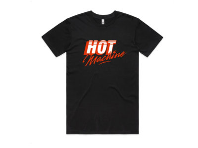 Hot Machine Classic Black Tee (Red Logo) | Hot Machine